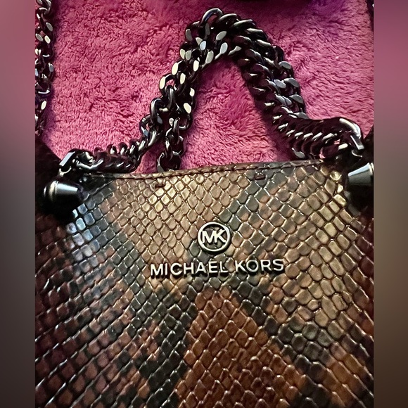 MICHAEL Michael Kors | Bags | Mk Zena Small Convertible Chain Messenger Bag | Poshmark
